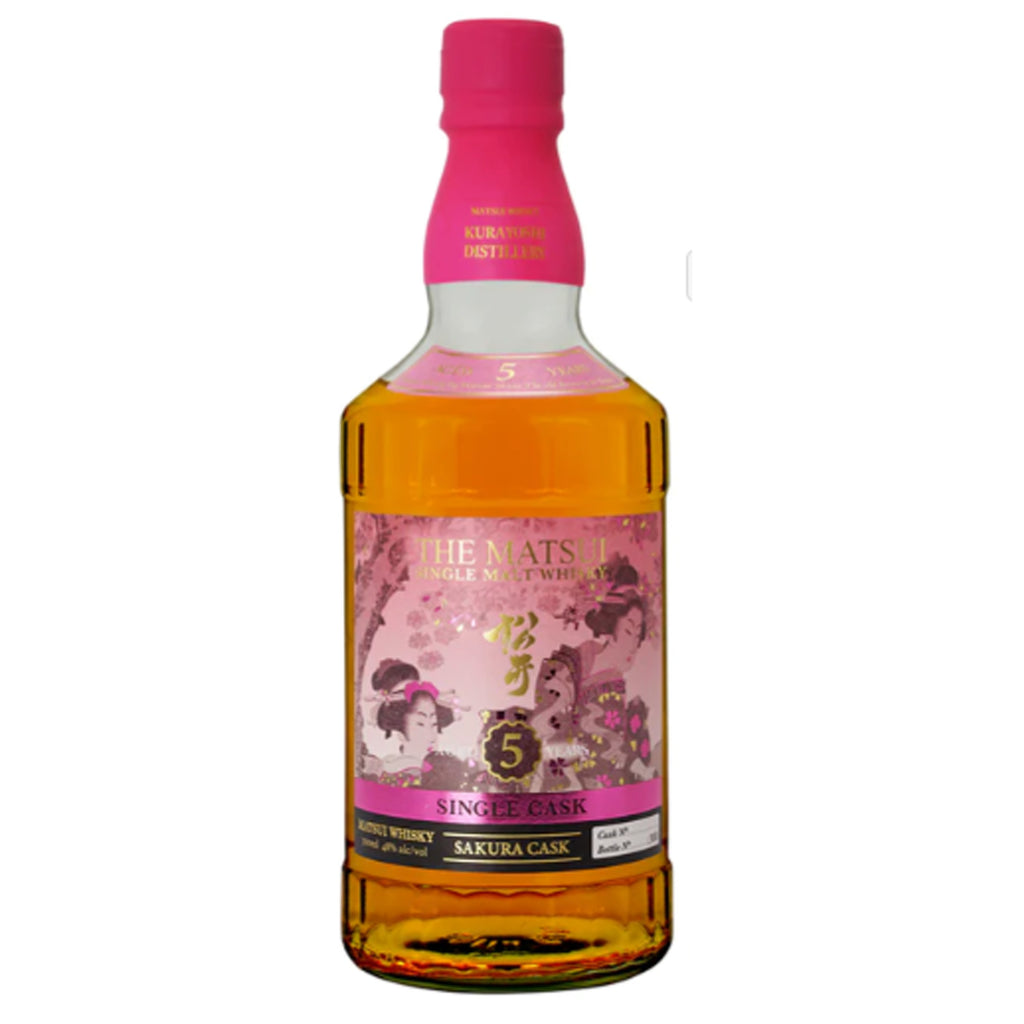 Matsui 5 Year Sakura 5 Year Single Cask Single Malt Japanese Whisky – Chips Liquor