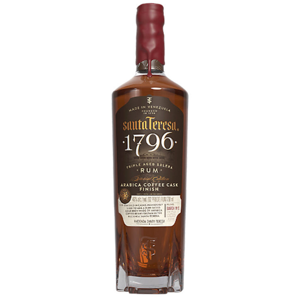 Santa Teresa Dark Rum 1796 Triple Aged Solera Arabica Coffee Cask Fini ...