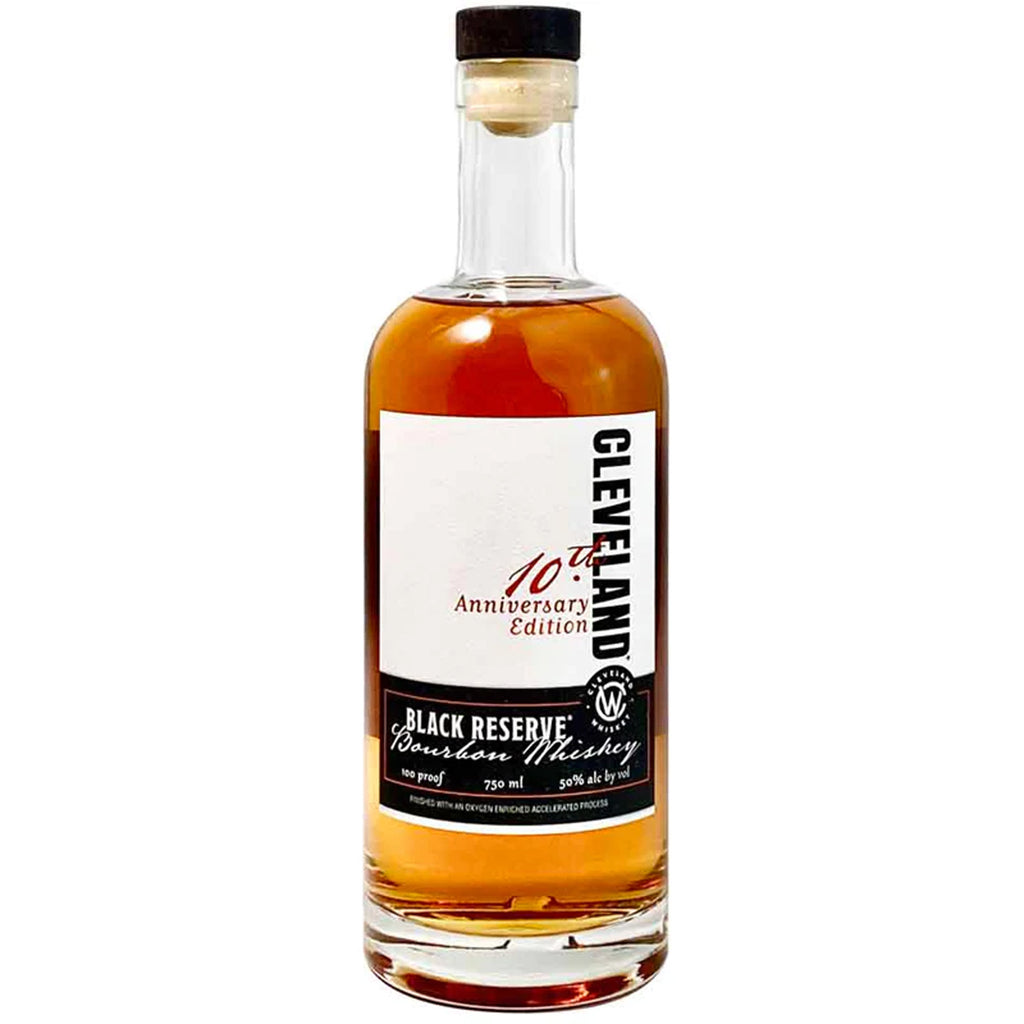 Cleveland 10th Anniversary Black Reserve Bourbon Whiskey – Chips Liquor
