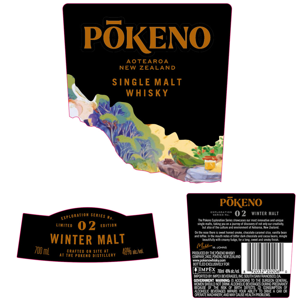 Pokeno Whisky Company Exploration Series No. 02 Winter Malt Aotearoa ...