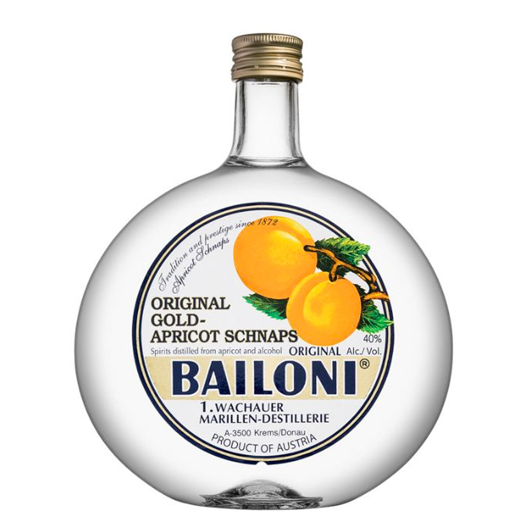Bailoni Original Gold Apricot Schnaps – Chips Liquor