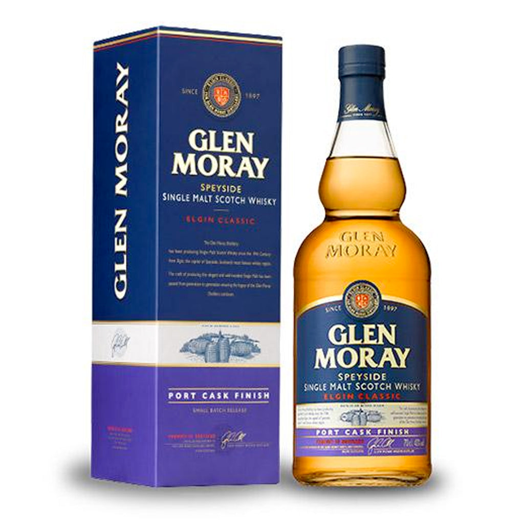 Glen Moray Classic Single Malt Port Cask Finish Scotch Whiskey – Chips ...