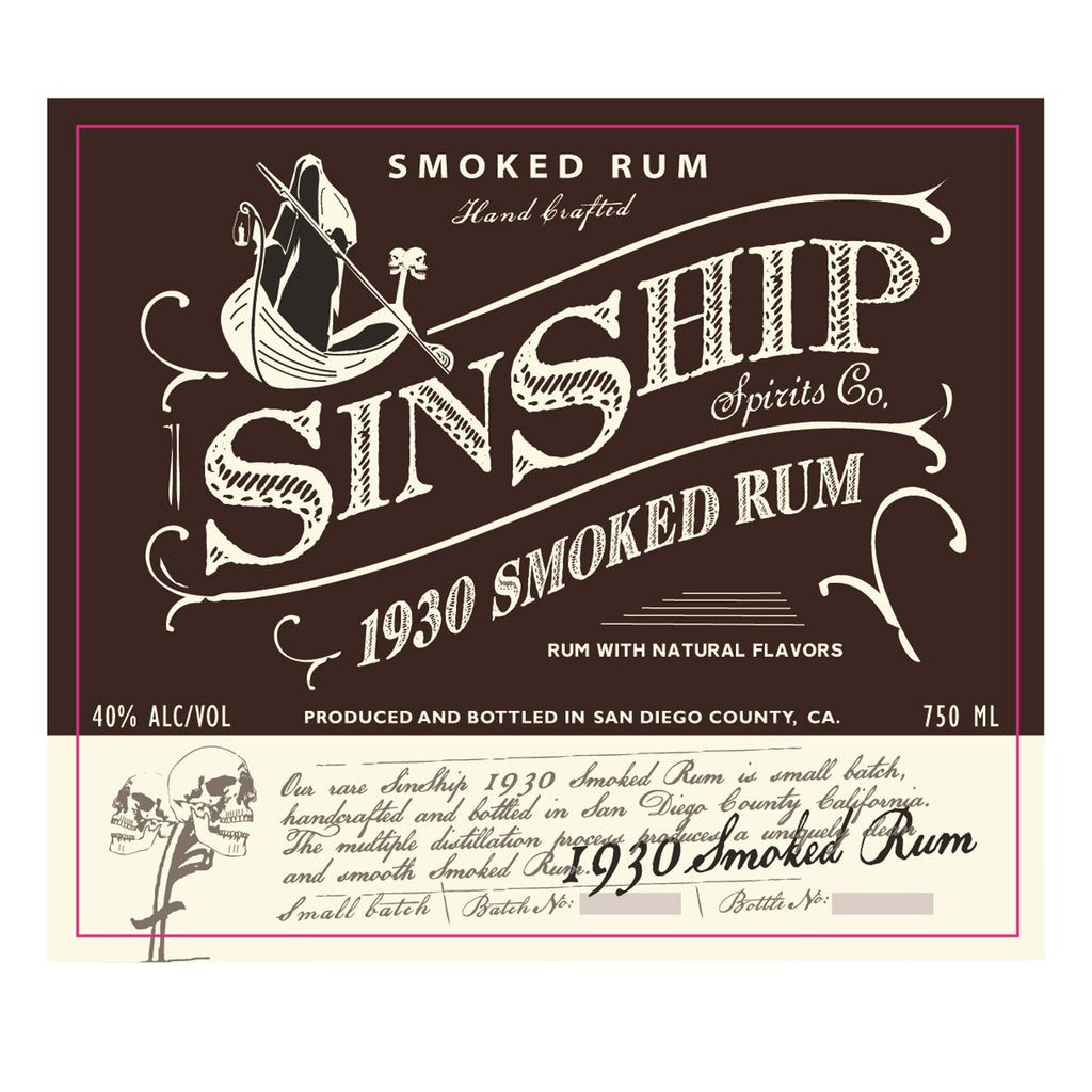 Sinship 1930 Smoked Rum – Chips Liquor