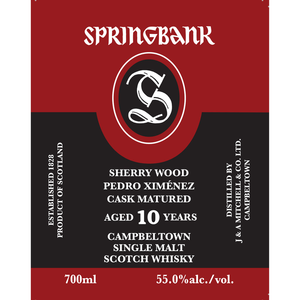 Springbank 10 Year Sherry Cask Scotch Whisky – Chips Liquor